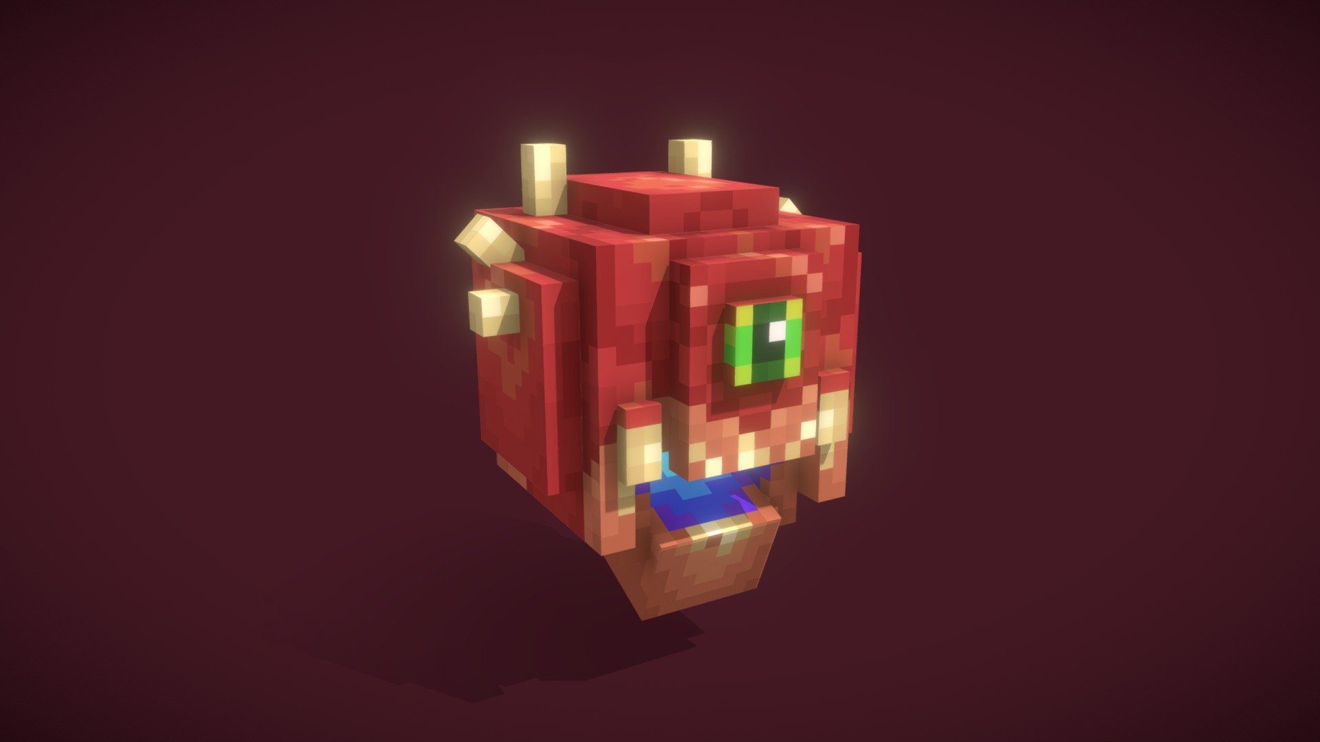 Cacodemon (Doom Eternal) - Minecraft Model - Download Free 3D model by ...