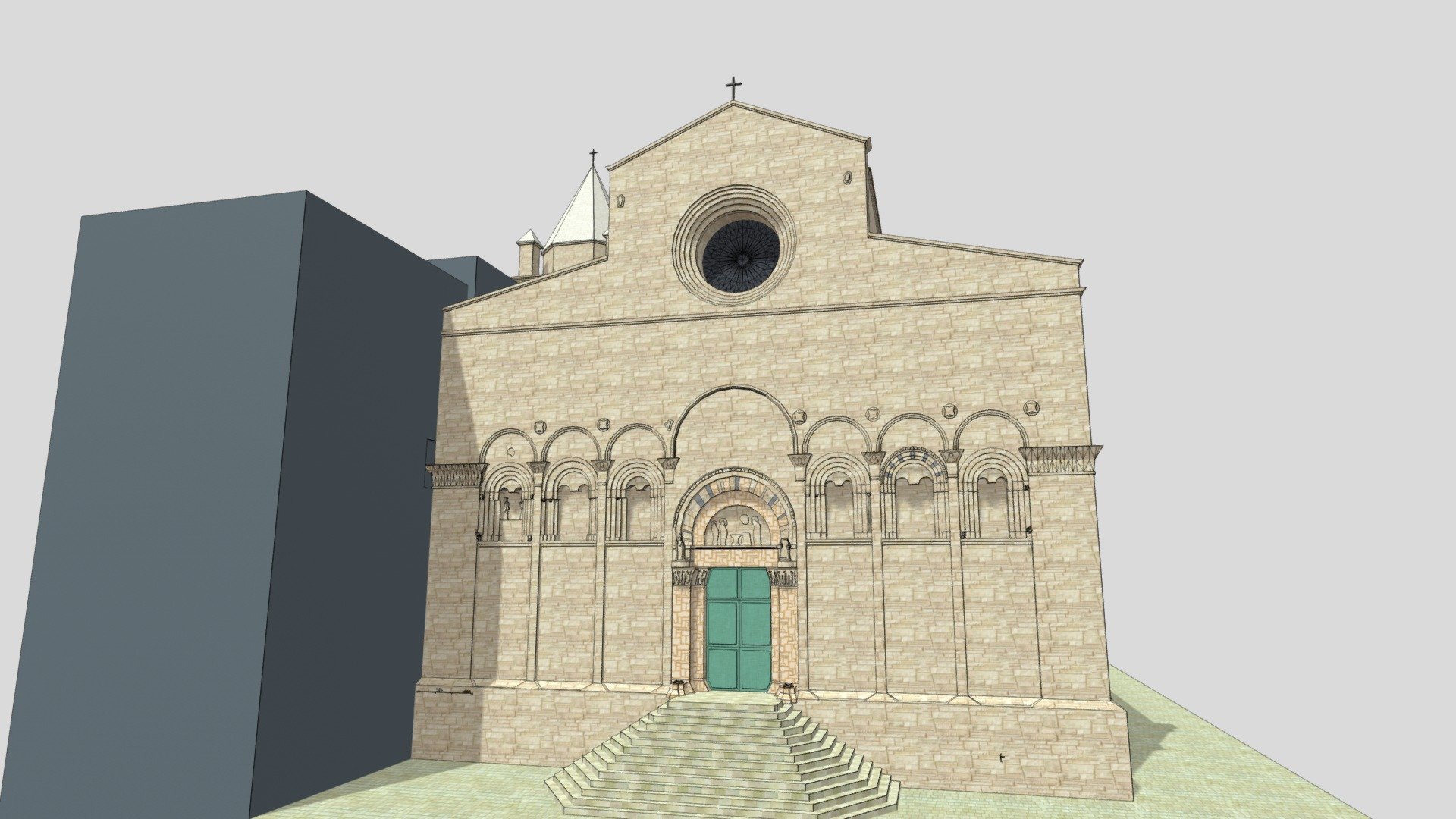 Cattedrale di Termoli - 3D model by GLP.Architecture [8e49ef9] - Sketchfab