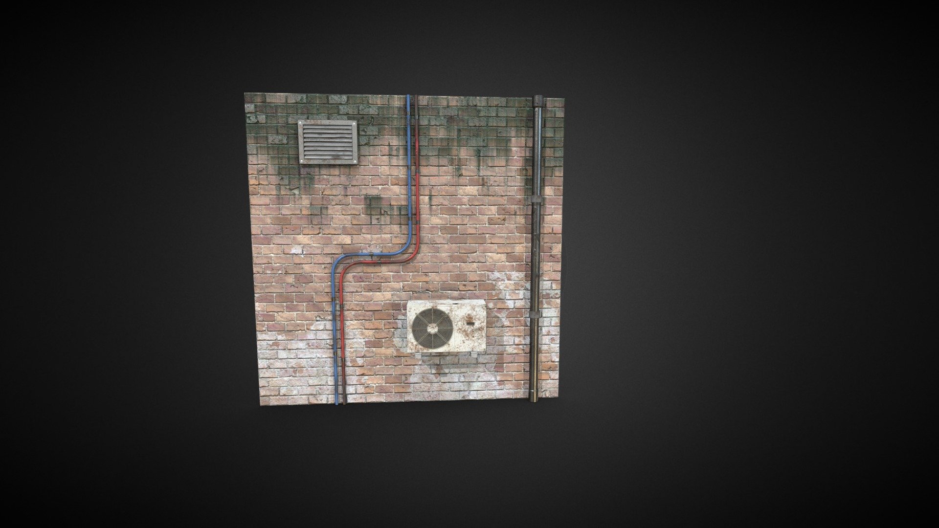 Weathered Wall Objects | Game Ready | 4K - Download Free 3D model by ...