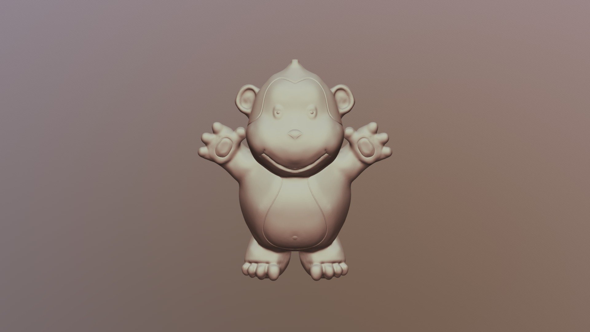 Monkey Sculpt 0819 32 - 3D model by csehz [8e4d5b1] - Sketchfab