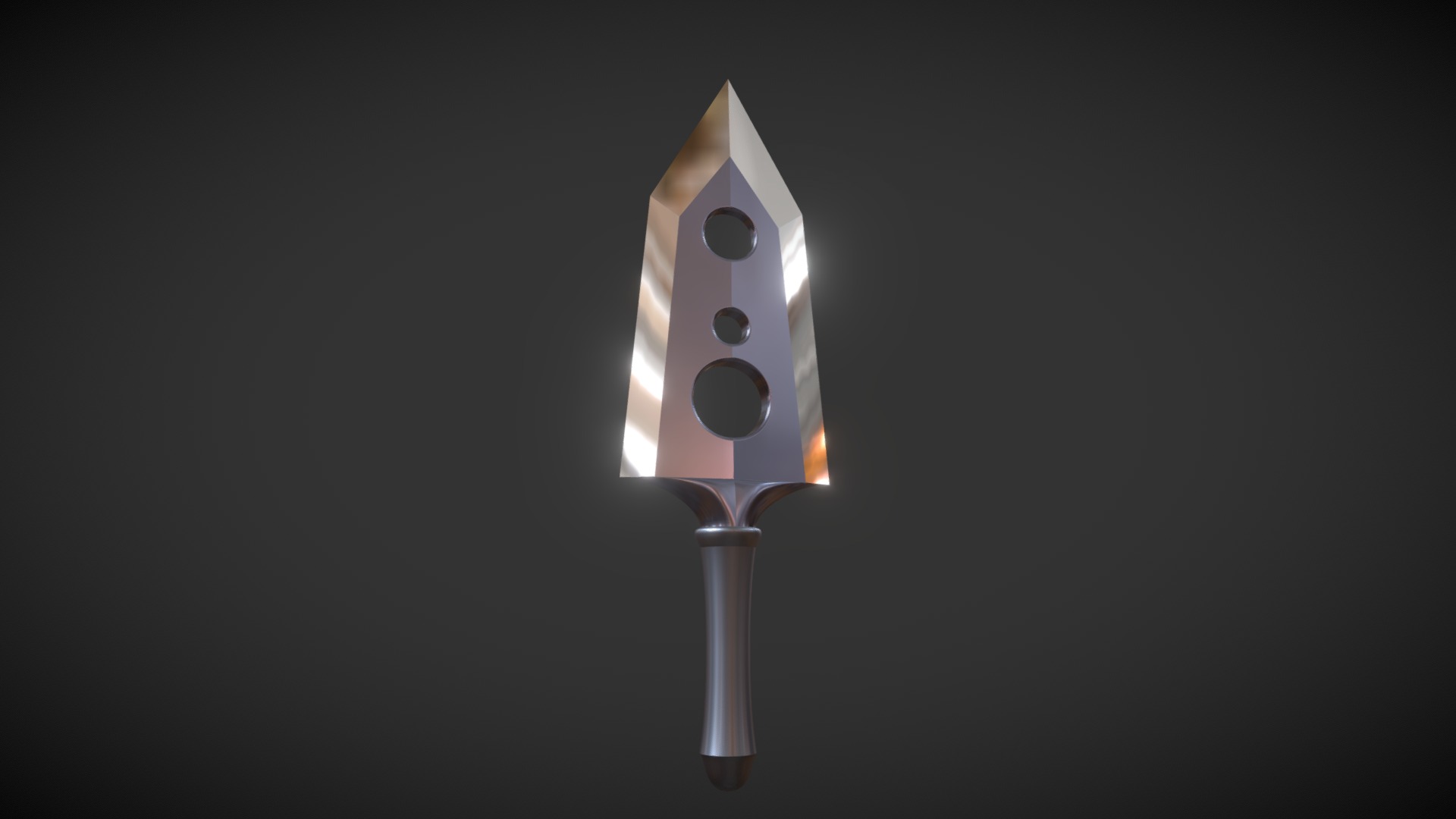 Volt Weapon - Homing Dagger - Download Free 3D model by Harry Heck ...
