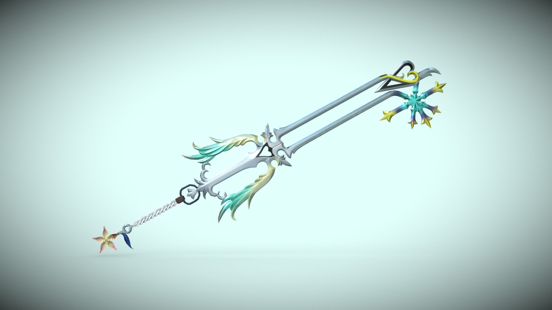 Kingdom Hearts - Oathkeeper - 3D model by FabStarbolt [8e4fb38] - Sketchfab