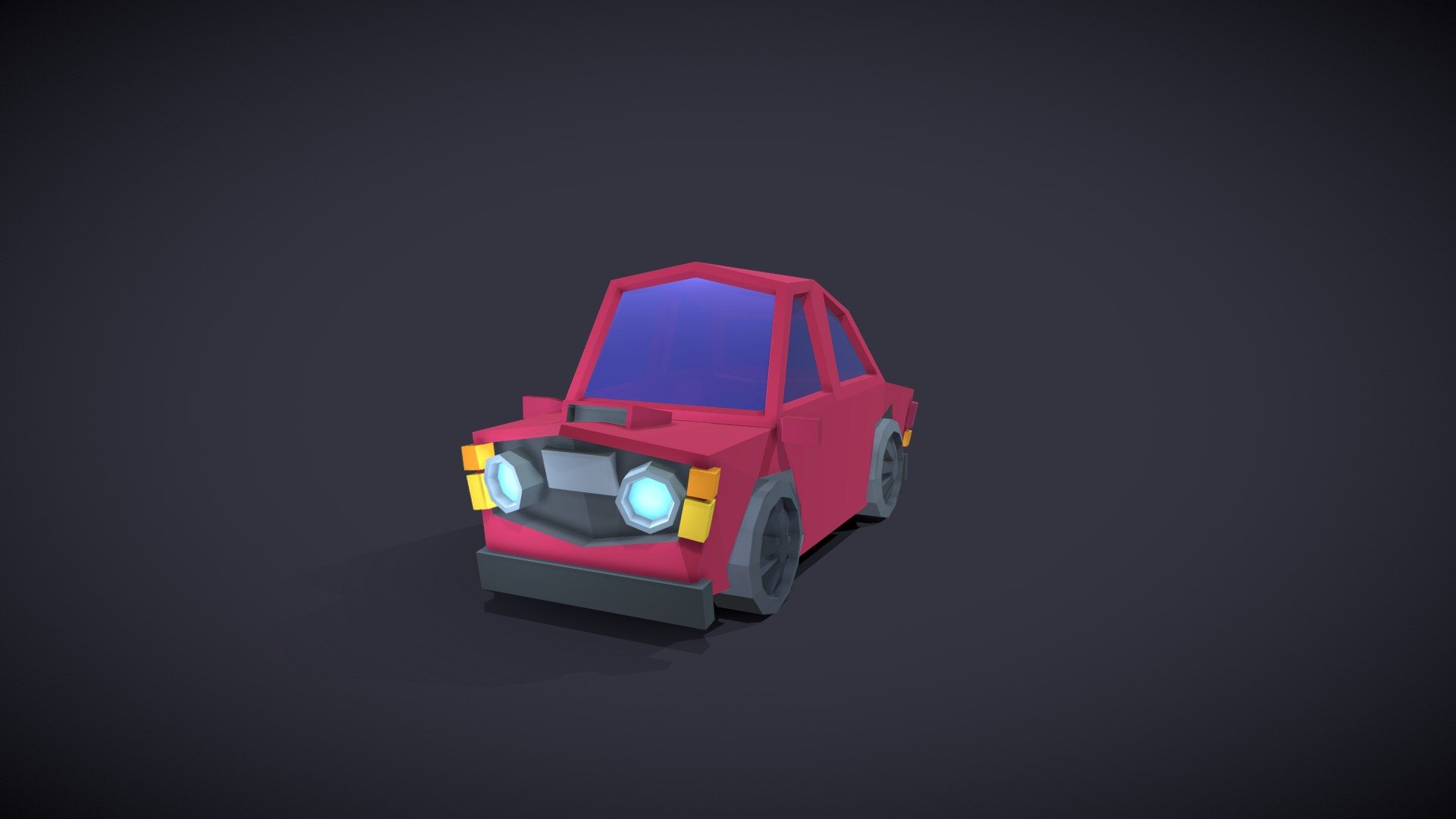 Low-poly Car - Download Free 3D model by BUKKBEEK [8e50054] - Sketchfab