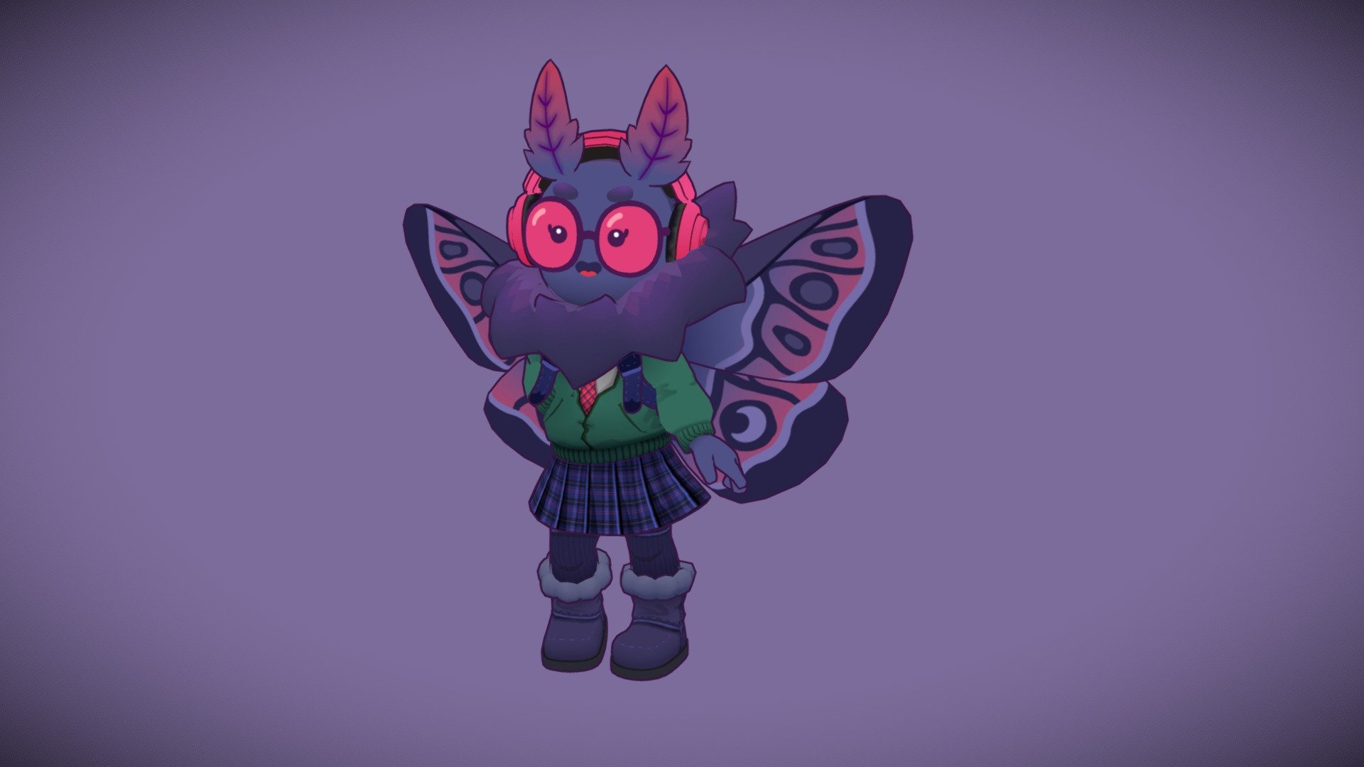 Luna - 3D model by Keith Ebanks (@kbear2k) [8e500cb] - Sketchfab