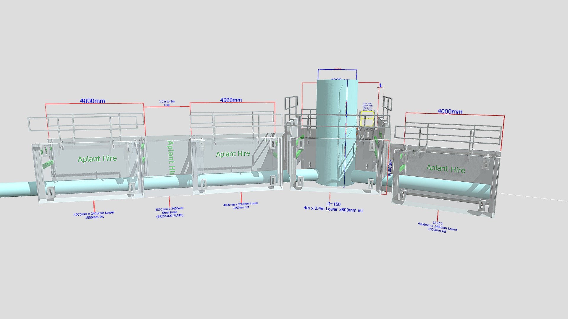 Option 4 Coomera Connect Man Hole 4-39 - 3D model by Aplant Hire Co ...