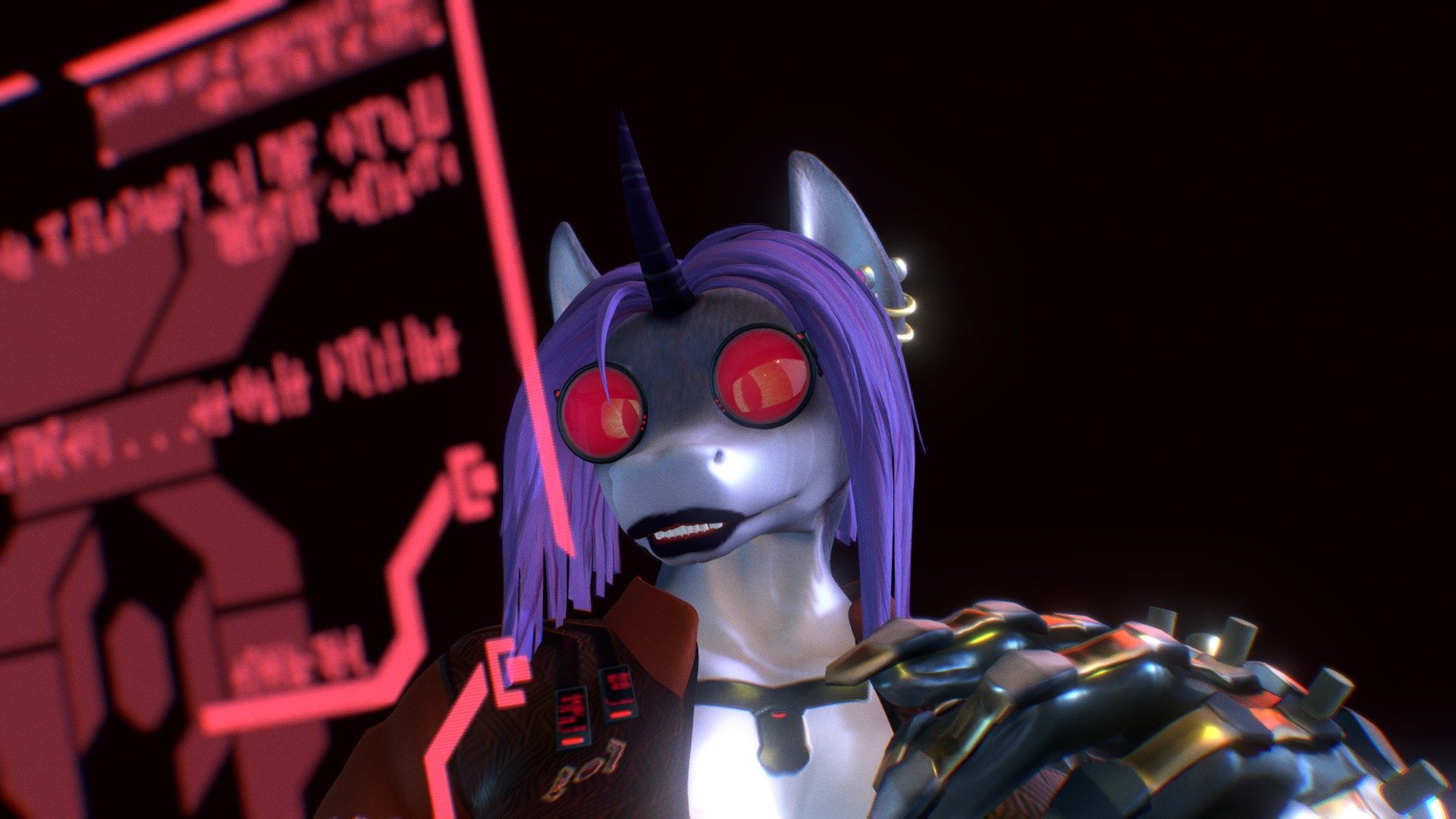 Secretary | Solanum The Unicorn - 3D model by Nightshade/Twisted Forge (@nightshade29) [8e51744 ...