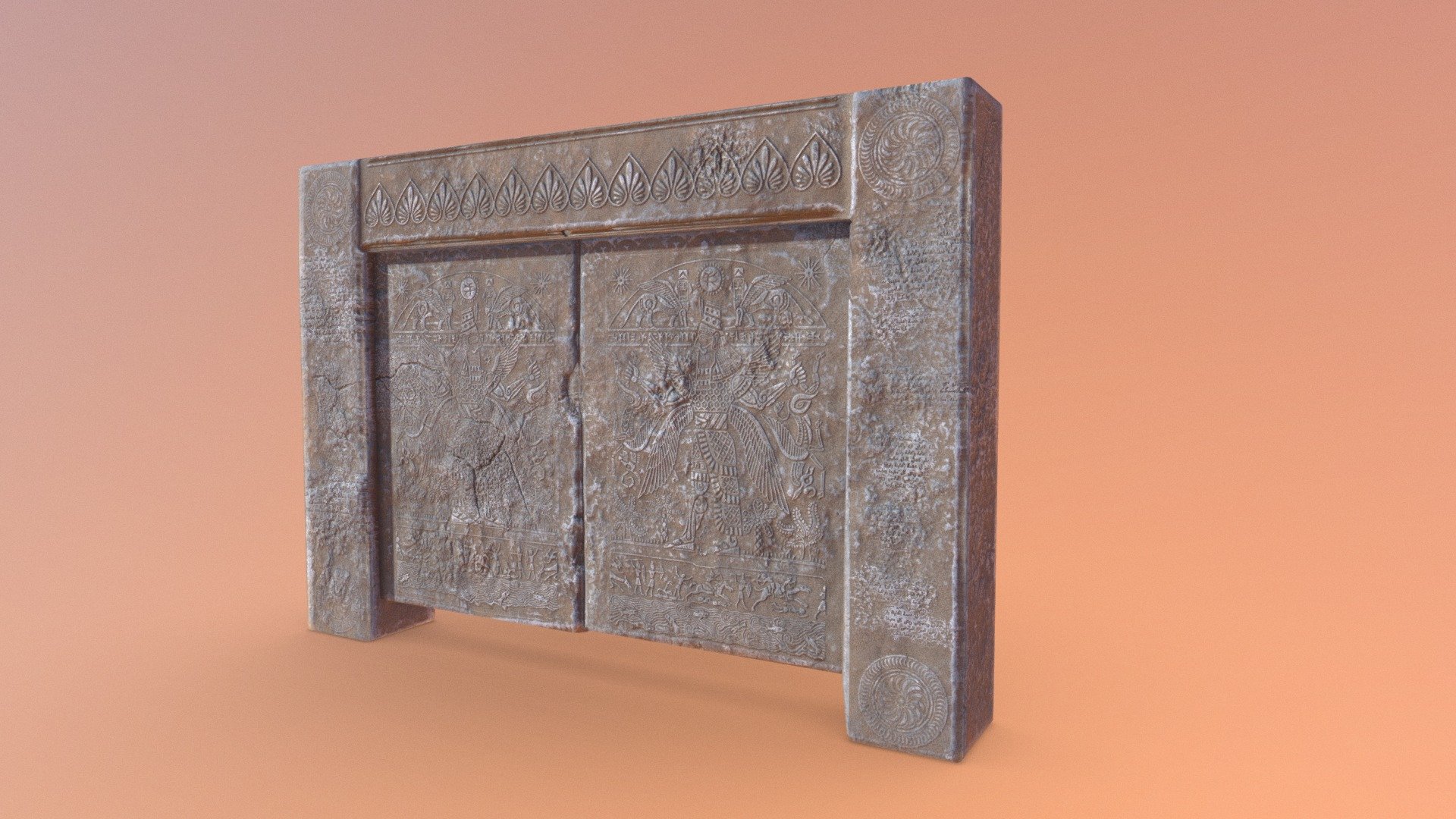 Middle Eastern Gate - 3D model by halkiridze [8e52303] - Sketchfab
