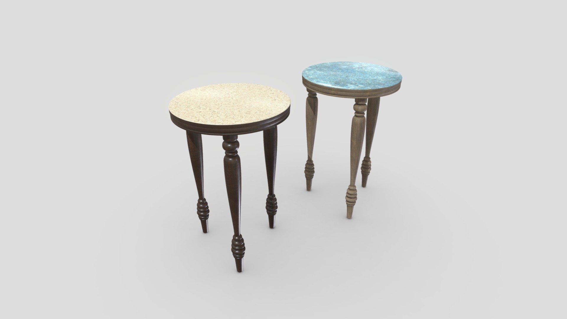 End Table Pack 3 - Buy Royalty Free 3D model by 32cm [8e52a12 ...