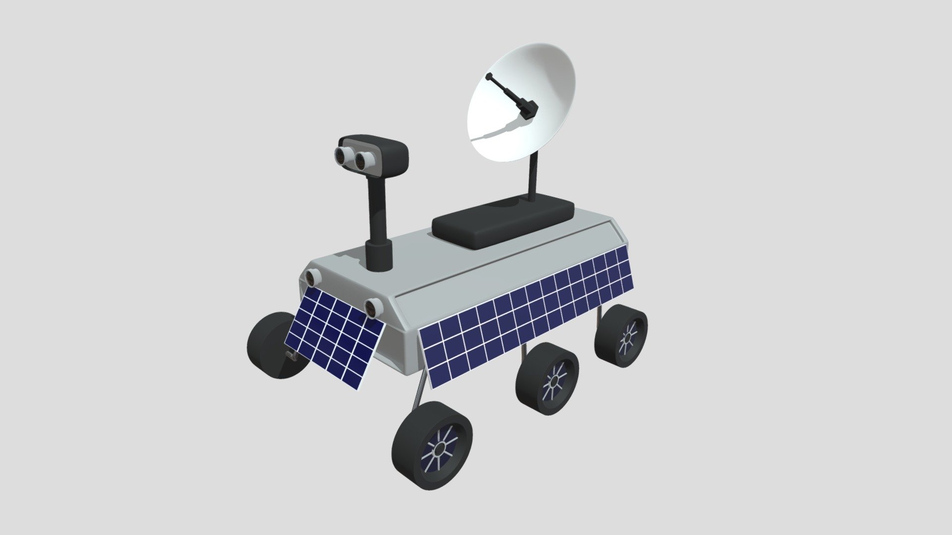 Mars Rover - Download Free 3D model by Natalie (@natalielaf) [8e53c1c ...