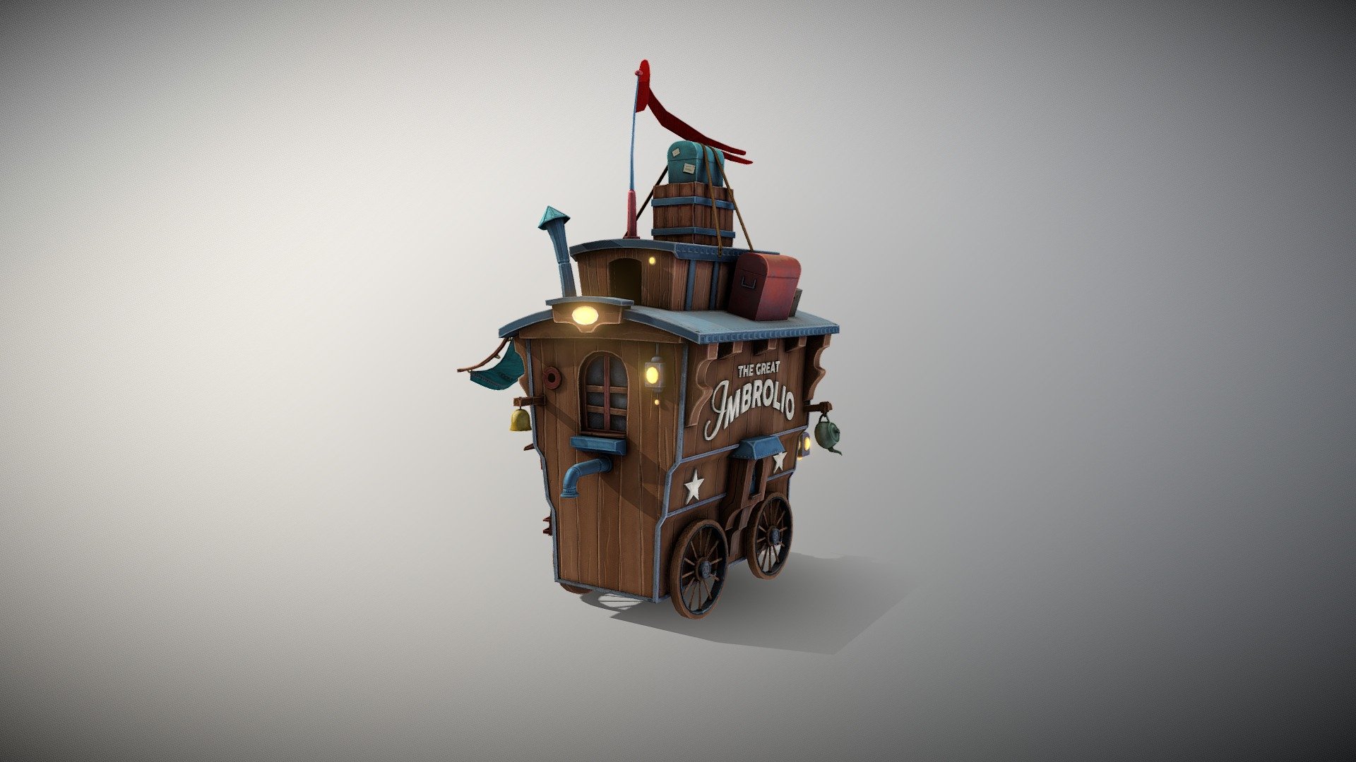 Traveller Wagon - 3D model by MatthiasVandeurzen [8e54349] - Sketchfab