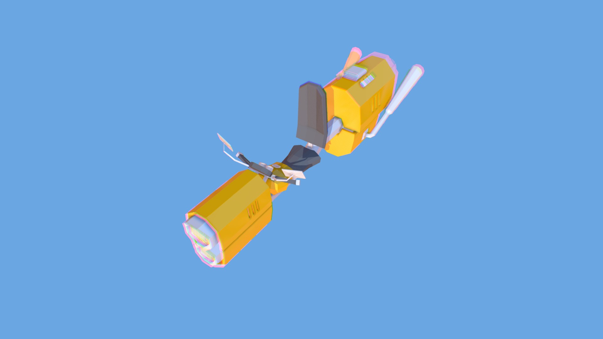 Orange Space Ranger - 3D model by Art Of Beto (@artofbeto) [8e55c38 ...
