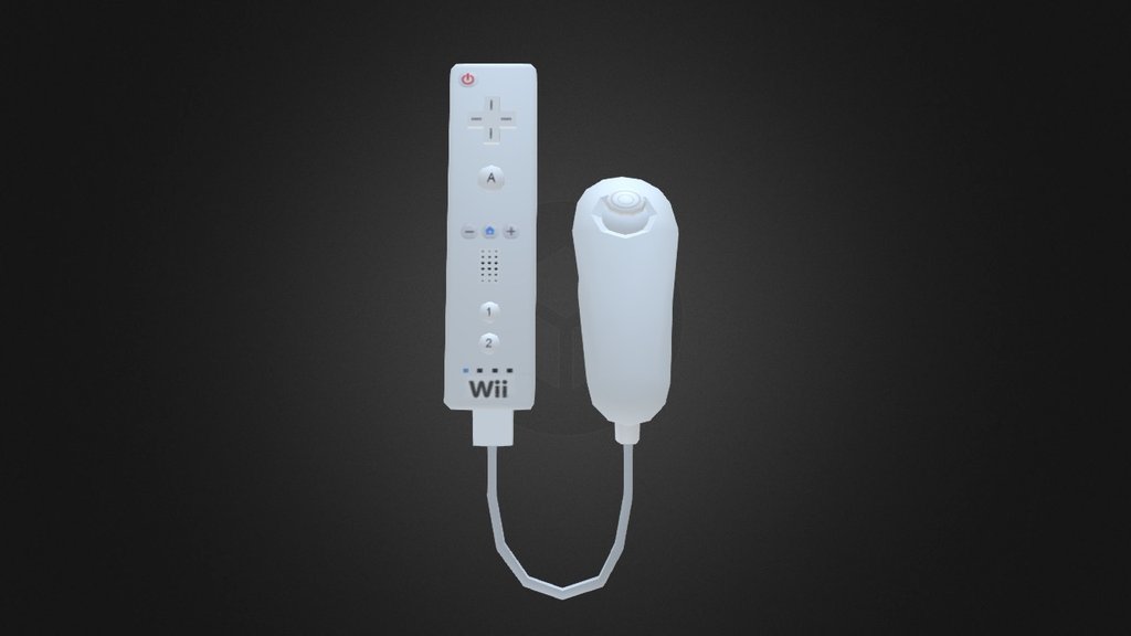 Wiimote - 3D model by andya [8e57899] - Sketchfab