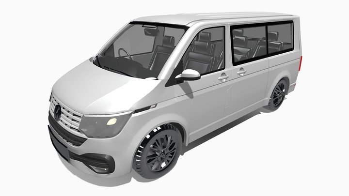 Volkswagen-transporter-t6-van 3D models - Sketchfab