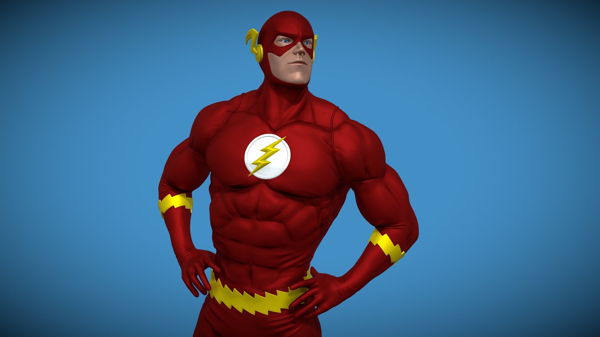 The Flash - 3D model by FGArt (@gpdraw) [8e58cfb] - Sketchfab