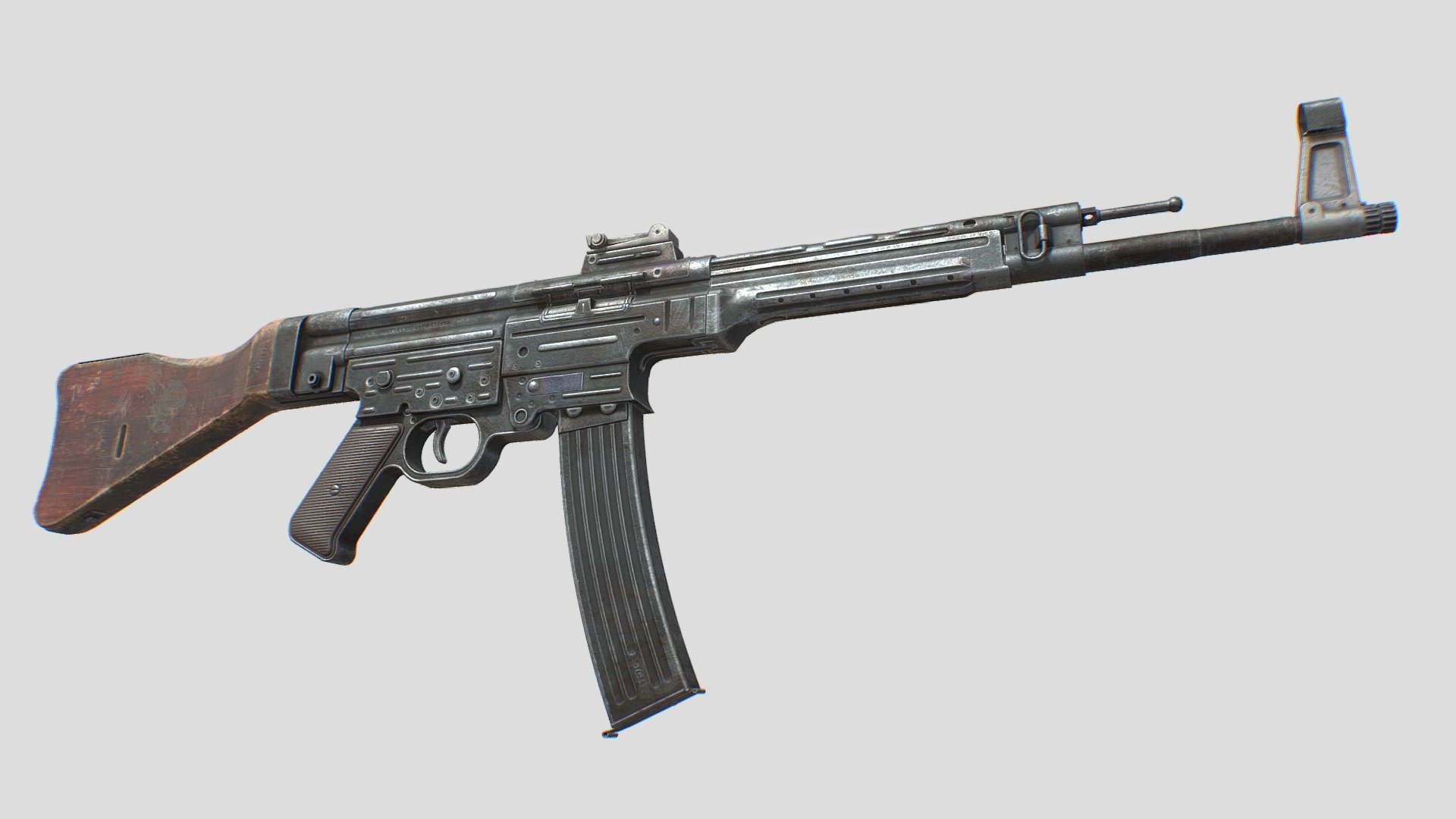 Sturmgewehr 44 - German WWII Assault Rifle - 3D model by Tanbeen Amin ...