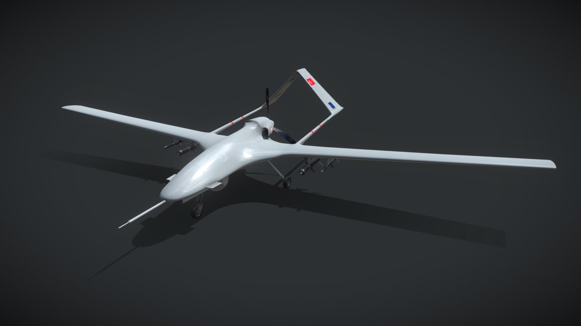 Baykar Bayraktar TB2 - Download Free 3D model by TheDevilsEye [8e5b697] - Sketchfab