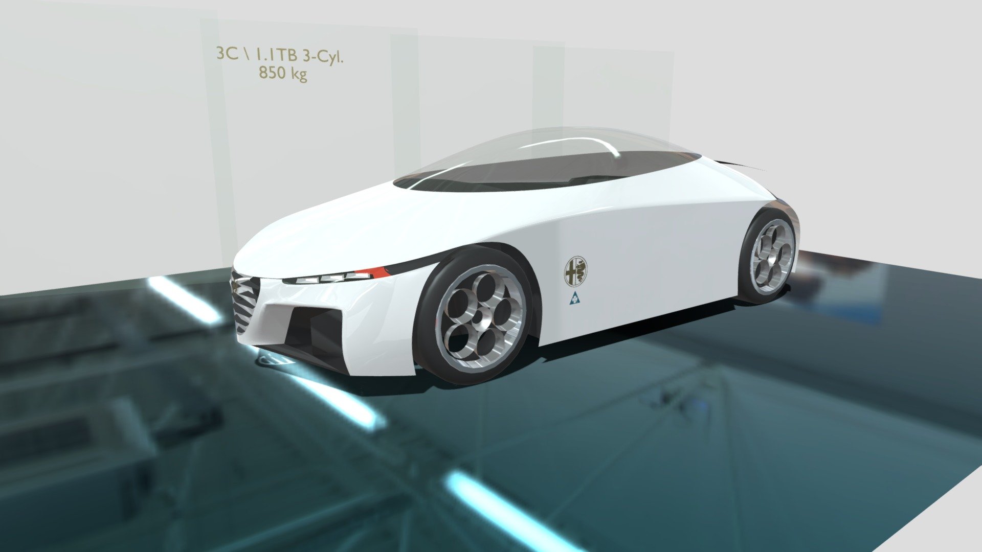 Alfa Romeo 3C 1.1 MilleCento - Download Free 3D model by Carrozze ...