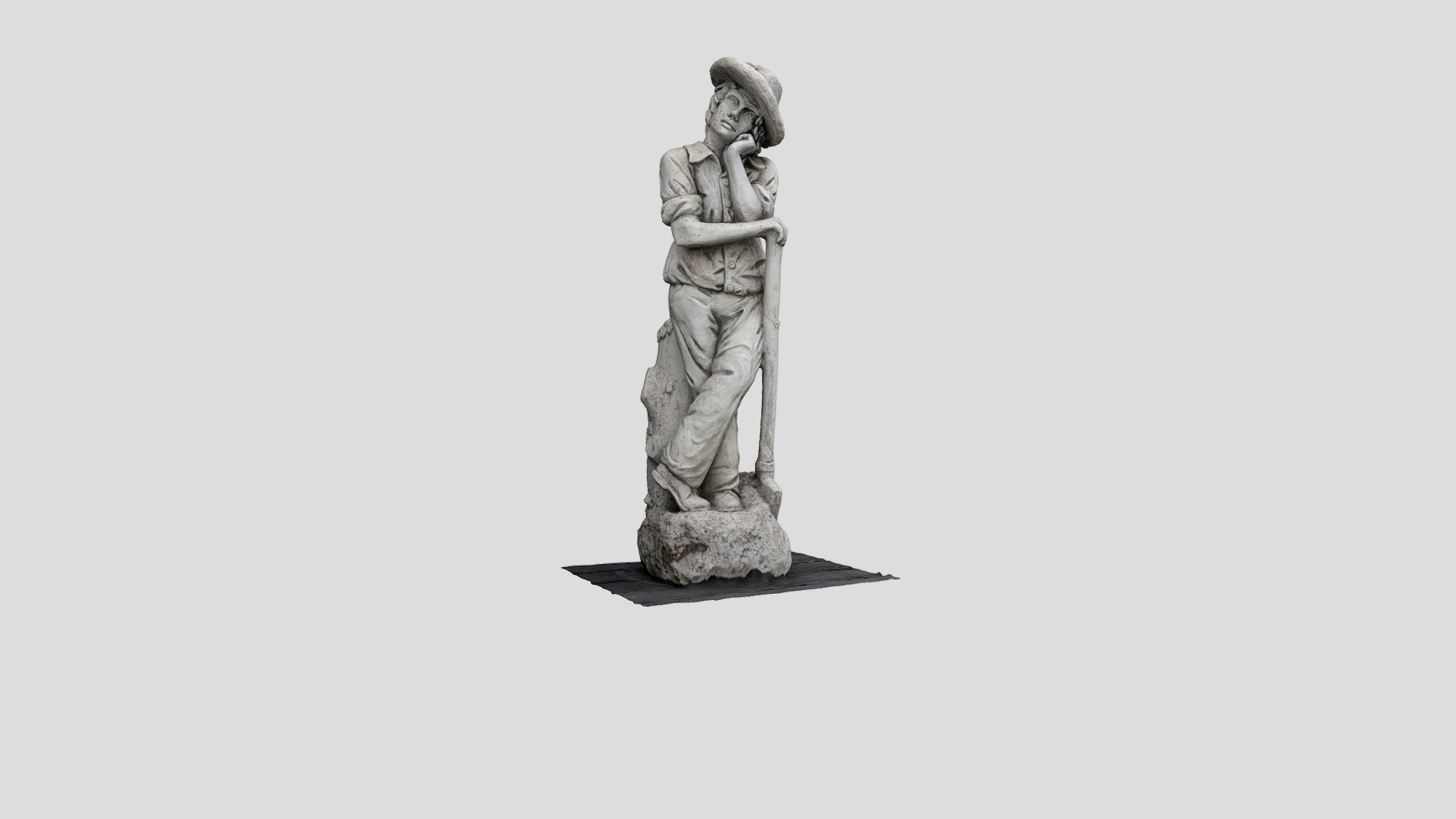 Farm Boy Statue - 3D model by makeitmovemedia [8e5c249] - Sketchfab