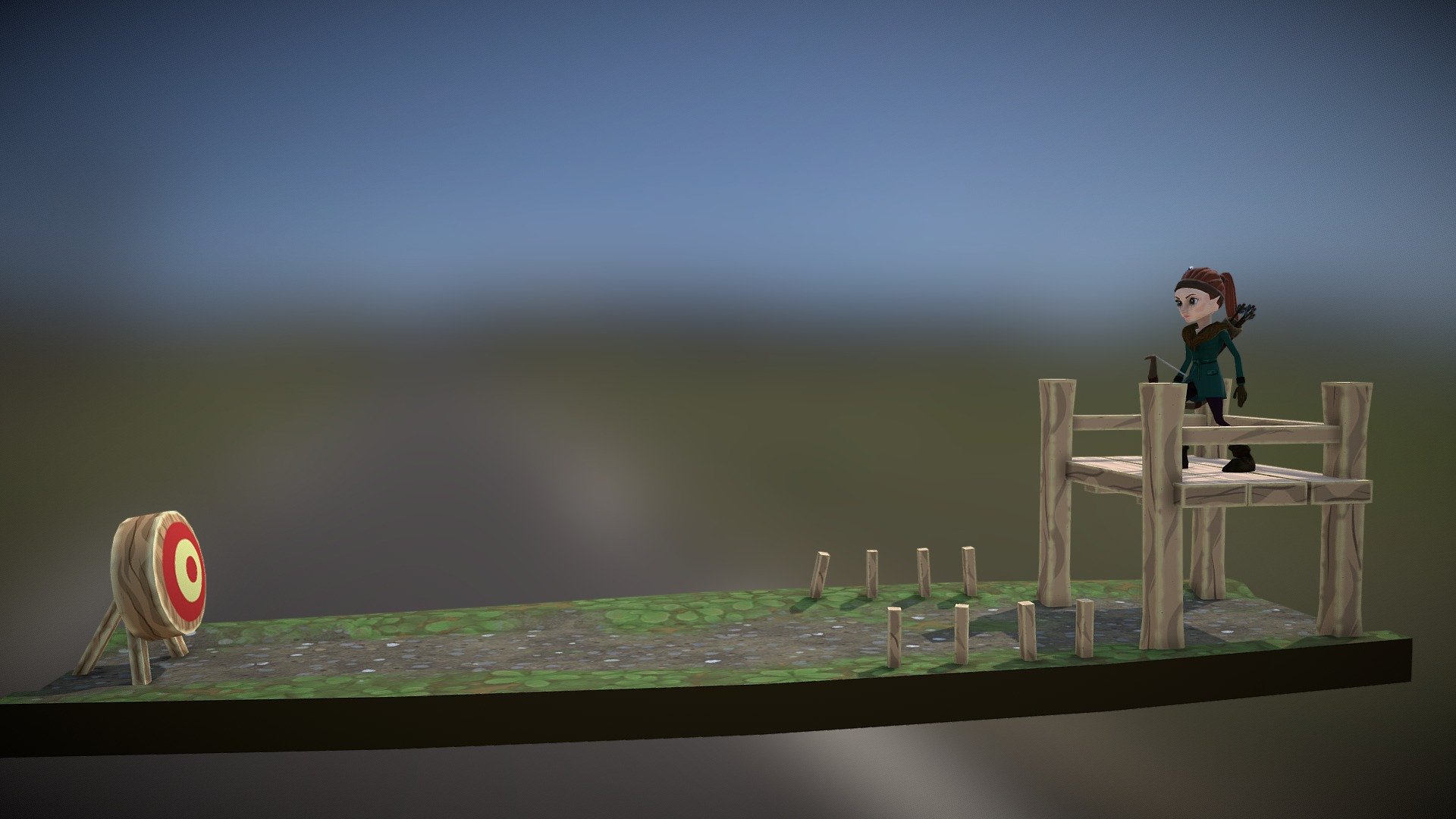 Archery Practice - 3D model by KevBot (@boyle.kj) [8e5c9e1] - Sketchfab