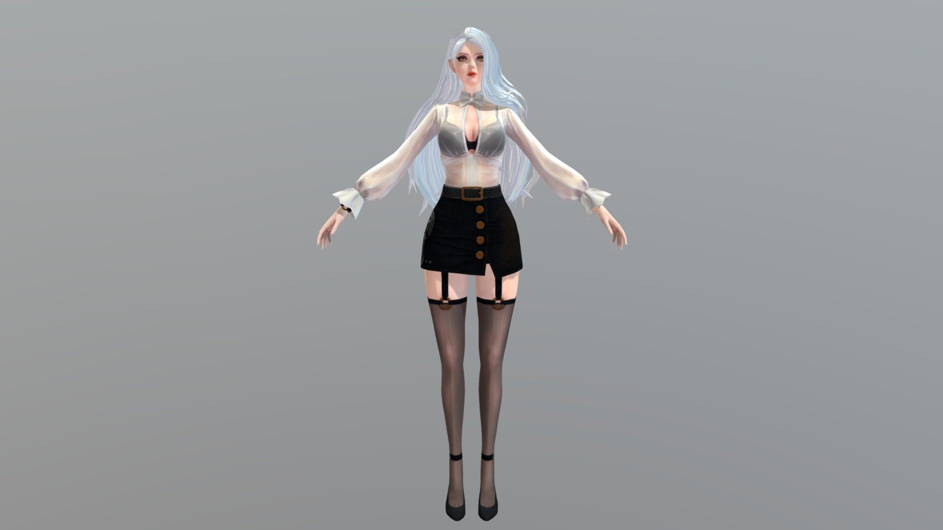Beautiful Woman - Download Free 3D model by Chenchanchong [8e5ca42 ...