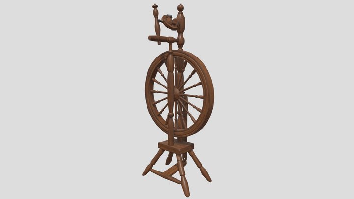 Spinning-wheel 3D models - Sketchfab