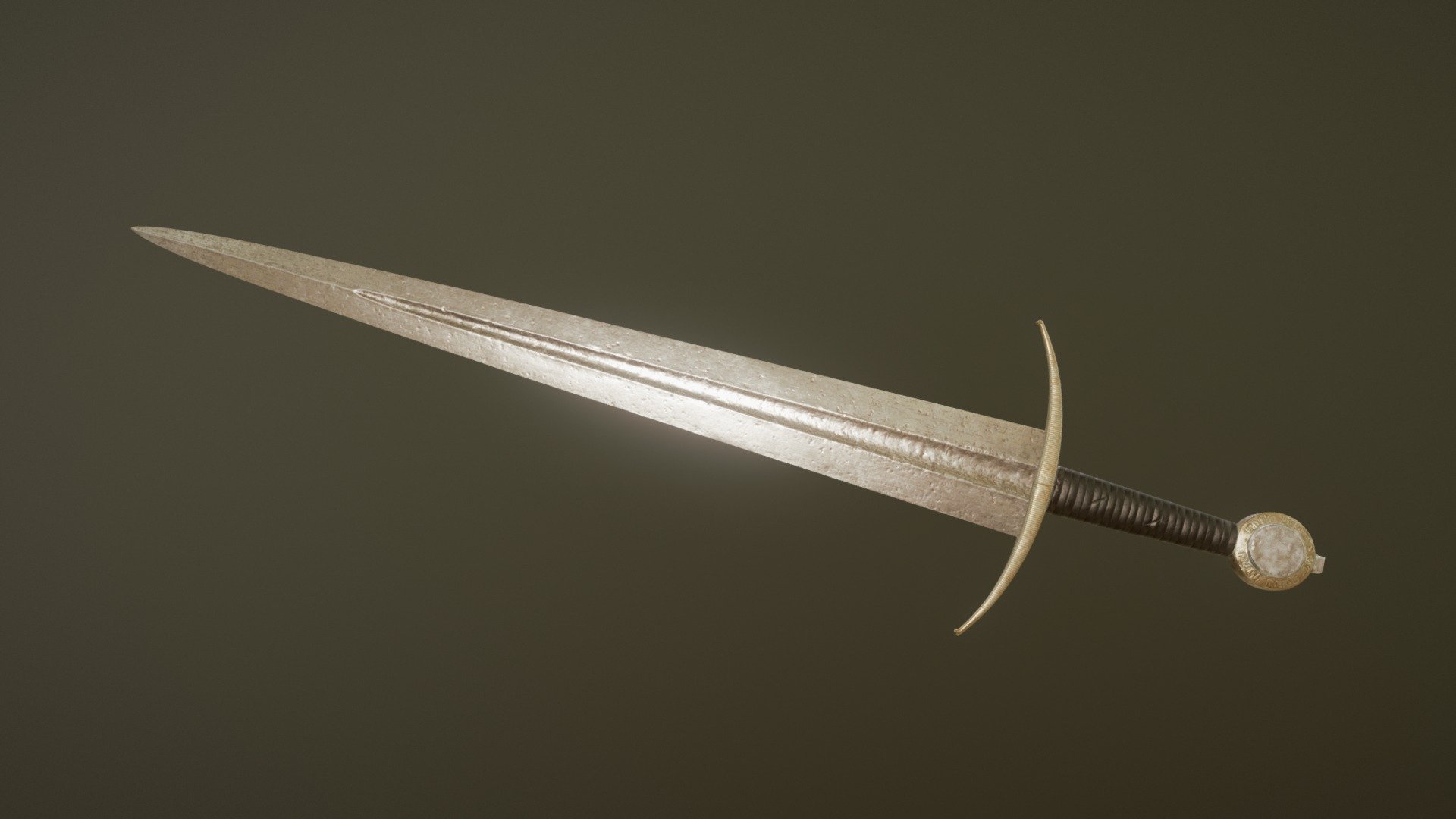 Mormir - Ancient Ceremonial Broadsword - 3D model by David Boese ...