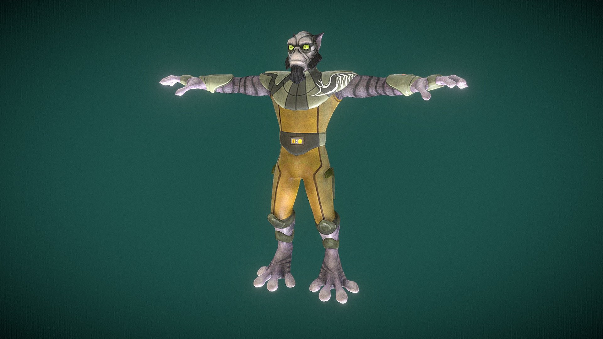 Zeb - 3D model by Spuke Animation (@spukeanimation) [8e63e0a] - Sketchfab