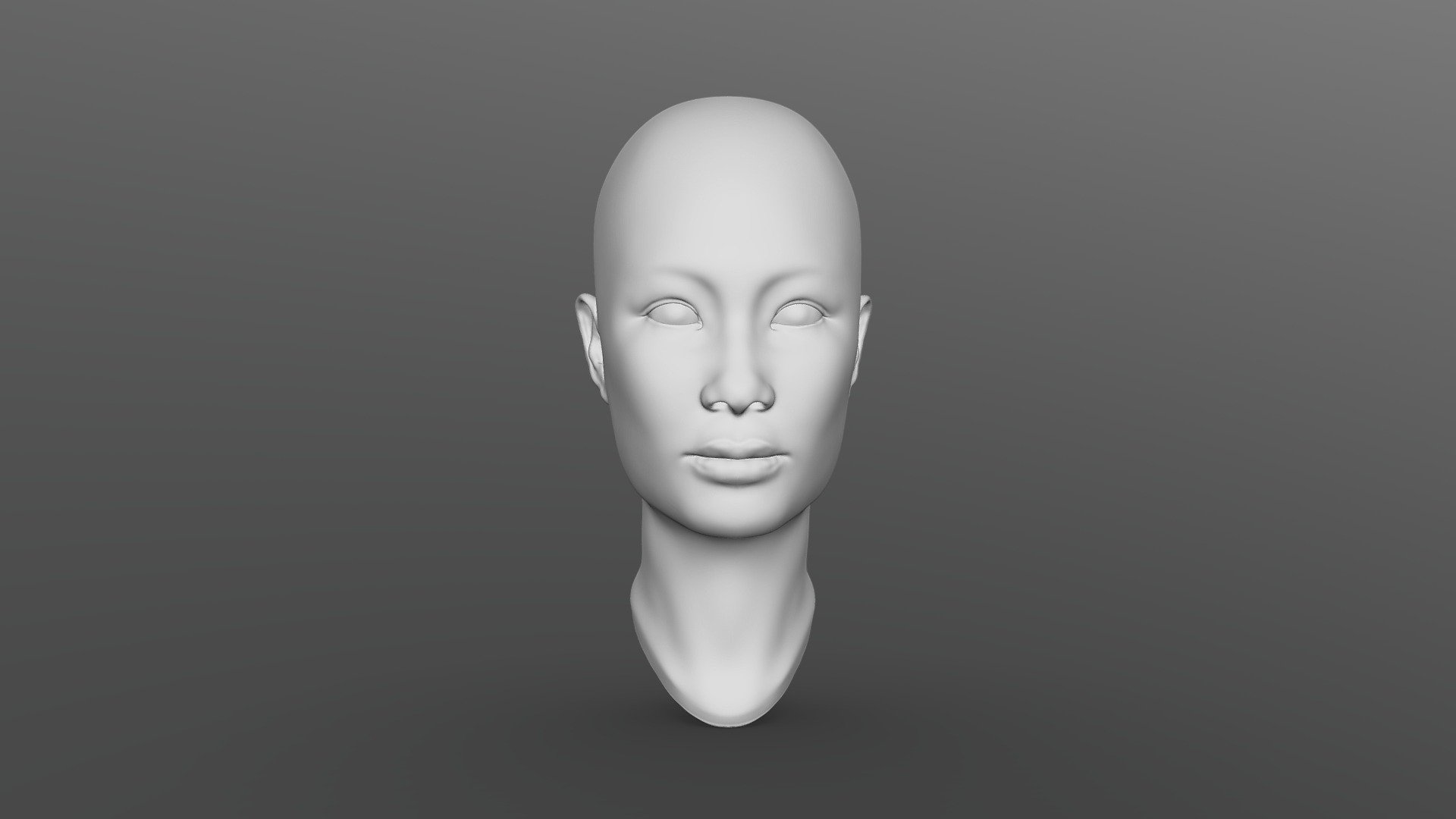 Female Head Study - 3D model by danieldemelo [8e643b6] - Sketchfab