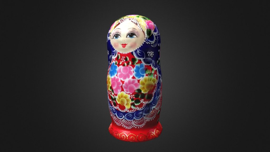 Babushka - 3D model by Brad Short (@dbshort) [8e6515a] - Sketchfab