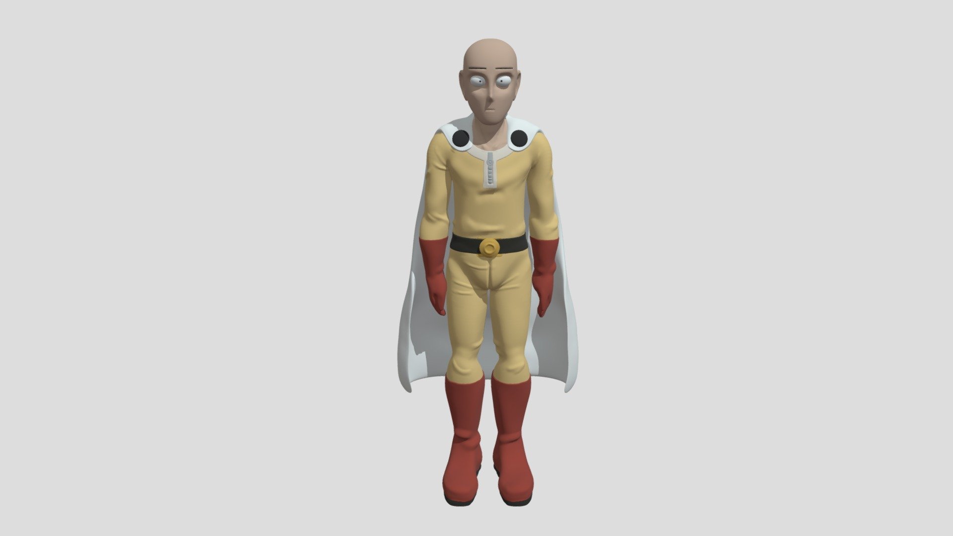Saitama - 3D model by Felipe_113 [8e6587f] - Sketchfab