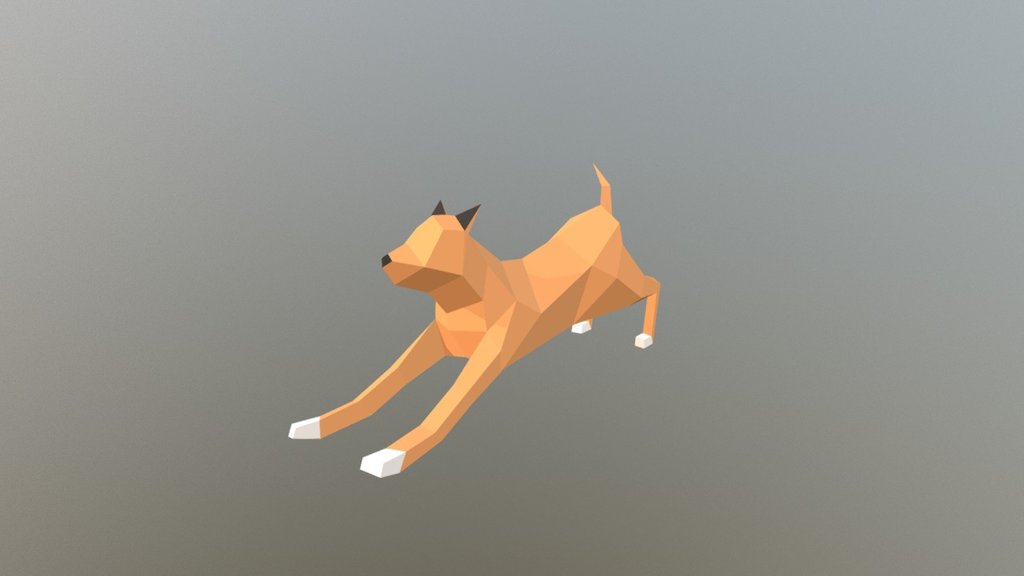 Dog Playing - Download Free 3D model by doop [8e661a8] - Sketchfab