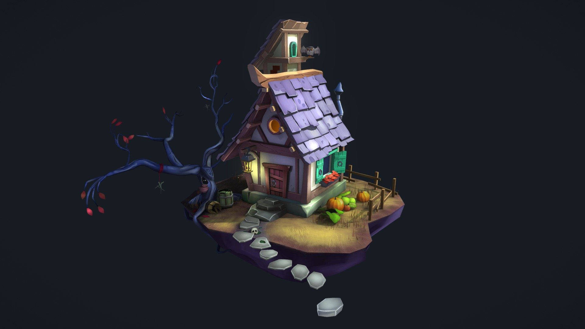 Witch's house - 3D model by Дмитрий (Kriosat) (@Kriosat) [8e661e8 ...