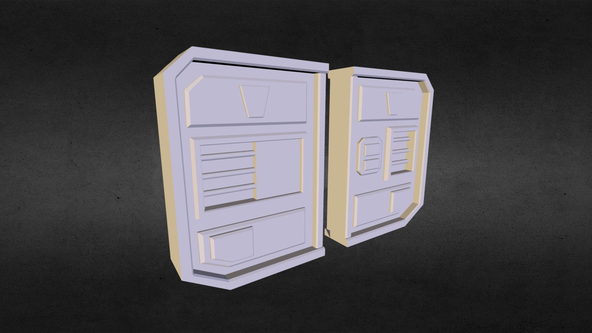Sci-fi Door - 3D model by maximarian [8e67de7] - Sketchfab