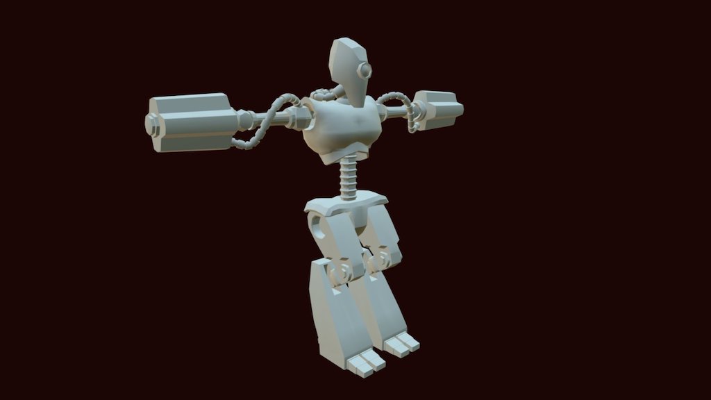 Robot1 - 3D model by MichielA [8e68844] - Sketchfab