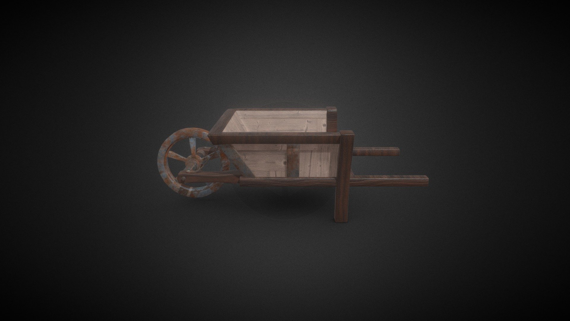 Wheelbarrow - 3D model by Nevinger (@drohan199) [8e692a7] - Sketchfab