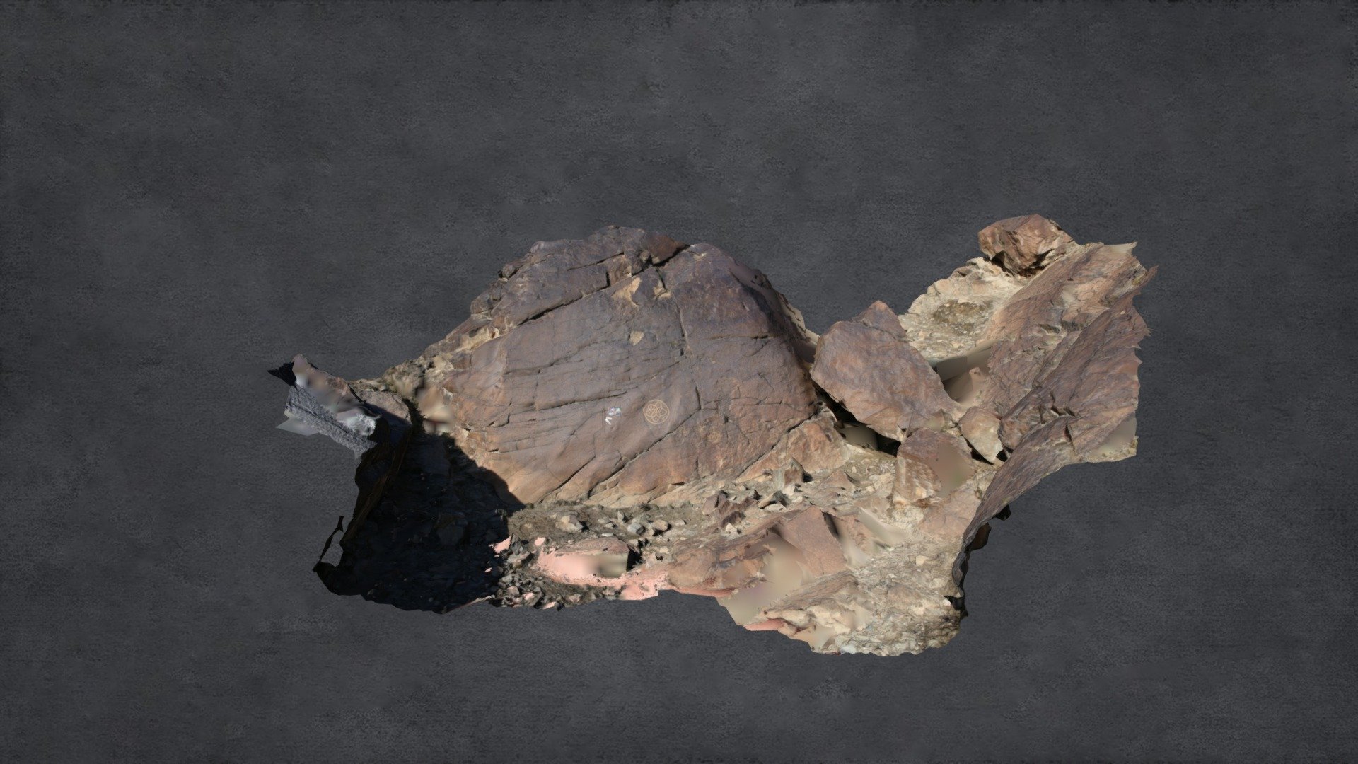 Rock Carving at Hodar Gah (Rock 31-02) - 3D model by cvlablums [8e6bd11 ...