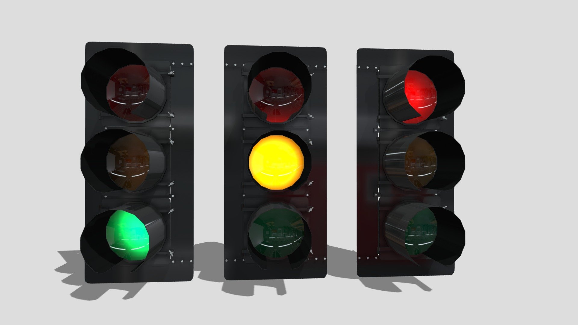 McCain PV Traffic Signal set - Download Free 3D model by Signalrenders ...
