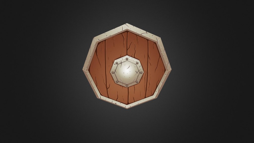 Stylised Shield - 3D model by doodlos [8e6c182] - Sketchfab