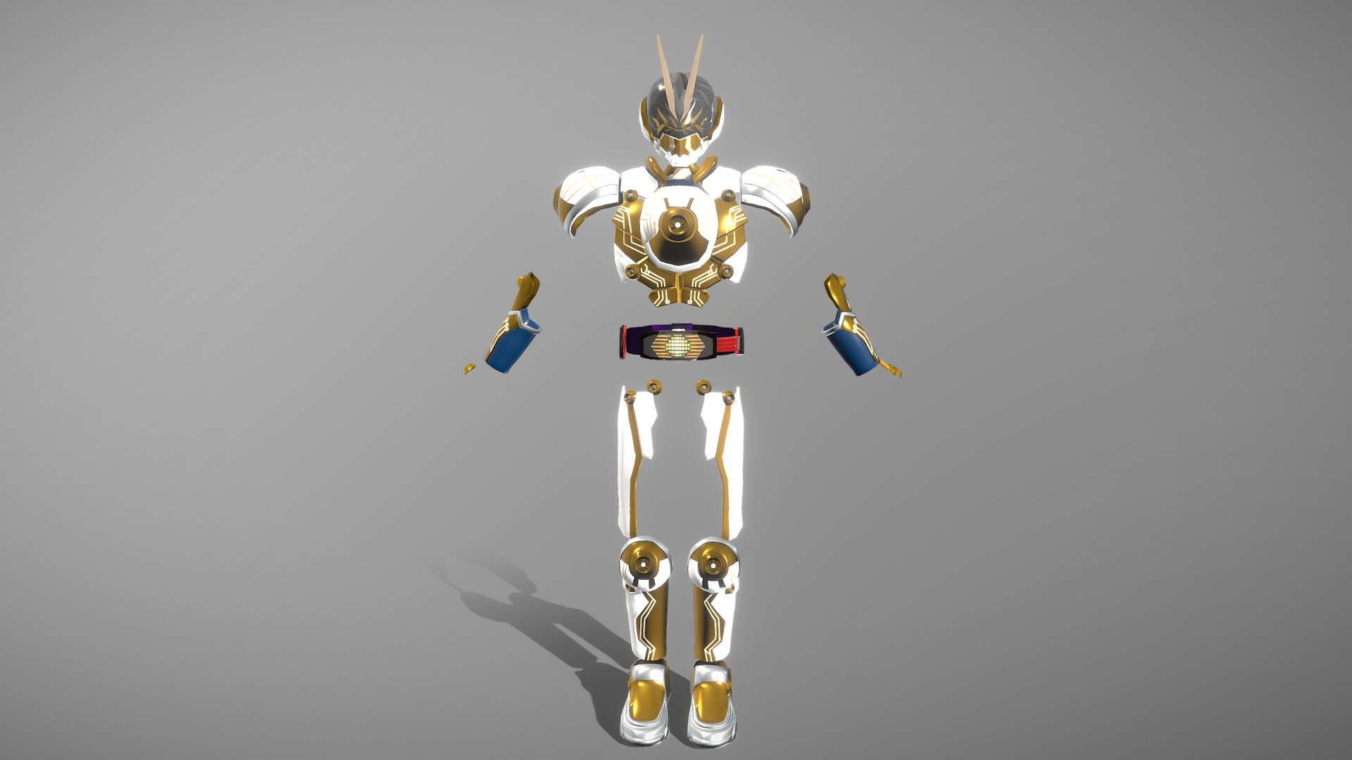 Kamen Rider Gazer (armor) - 3D model by Surya.W.A (@surya3dmodel ...