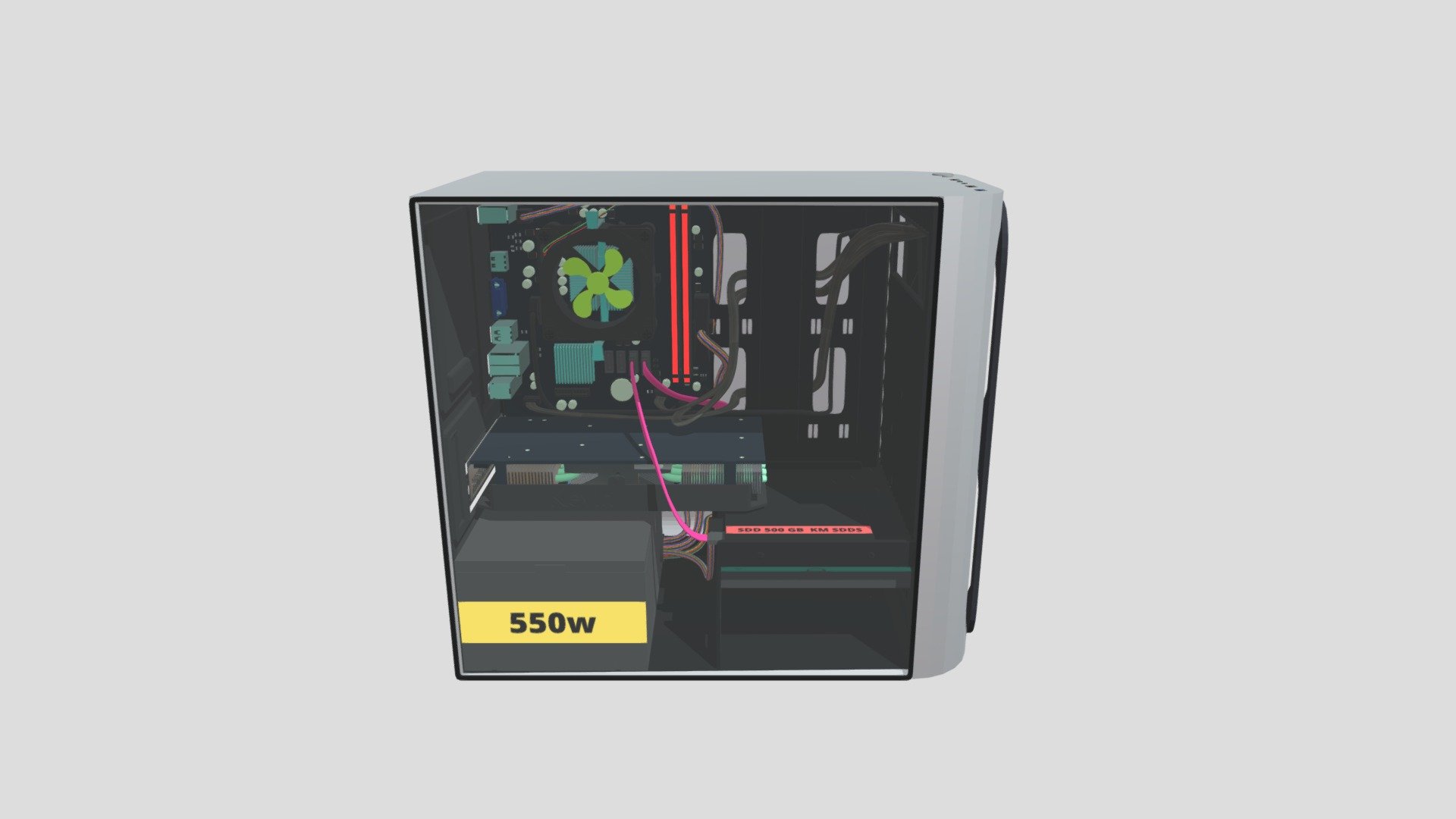My pc - 3D model by kevinmarques2018 [8e6ff55] - Sketchfab