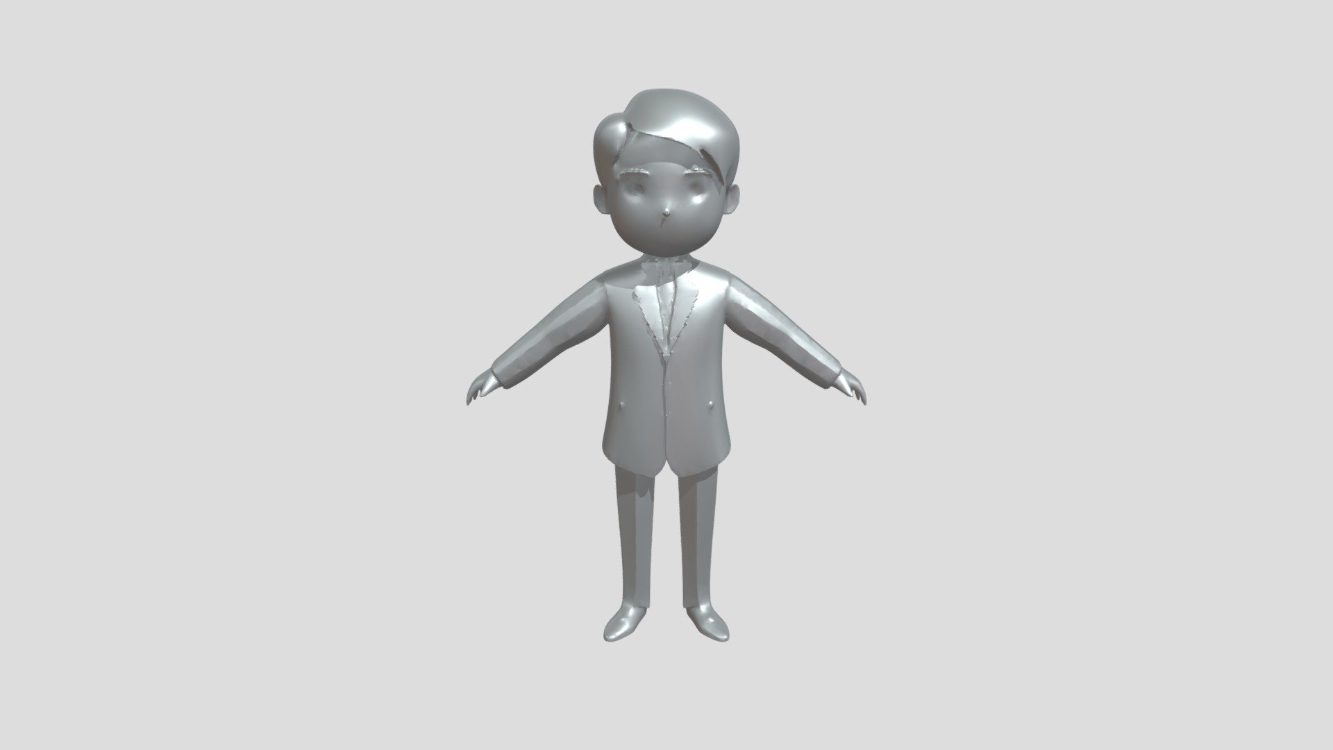 Cartoon person in a lab coat - 3D model by harshgorsi3 [8e704c1 ...