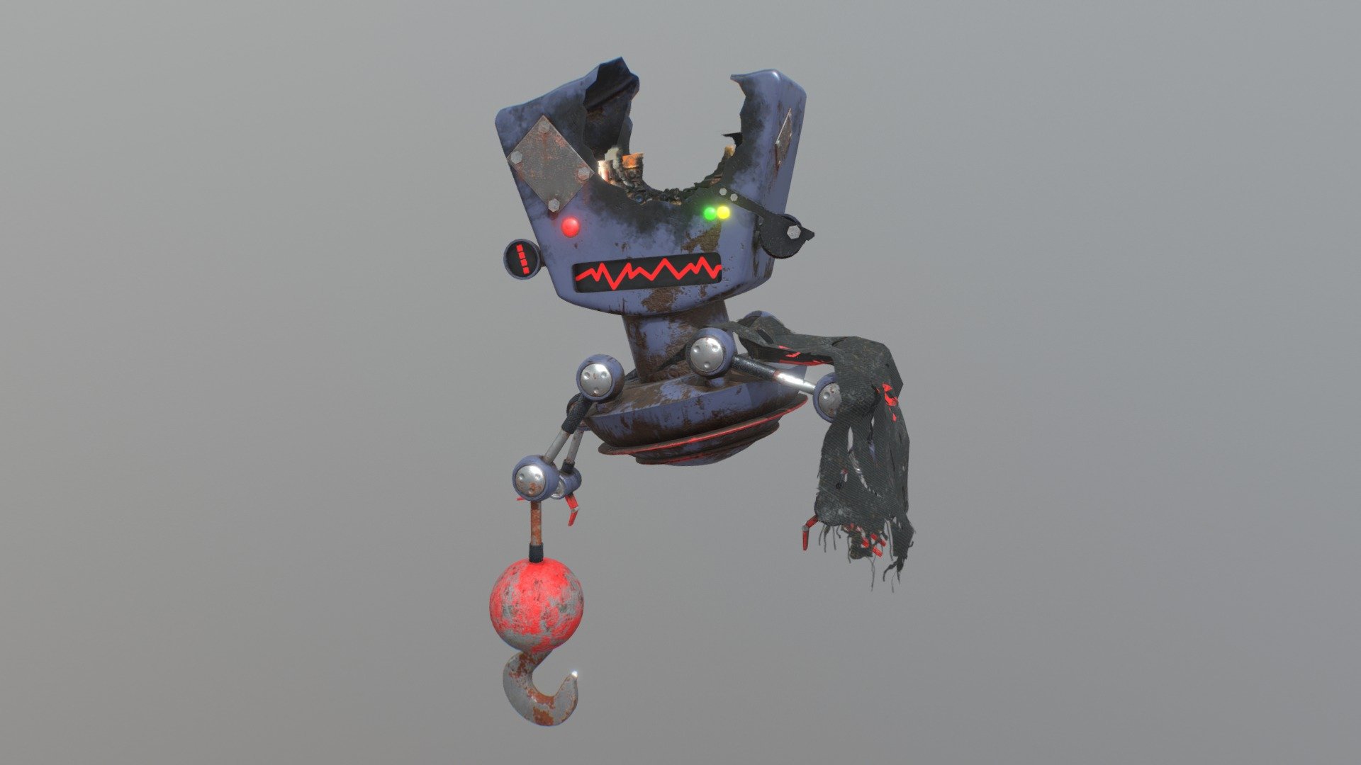 Robot Pirate Captain - 3D model by George Hager (@adjective.george ...