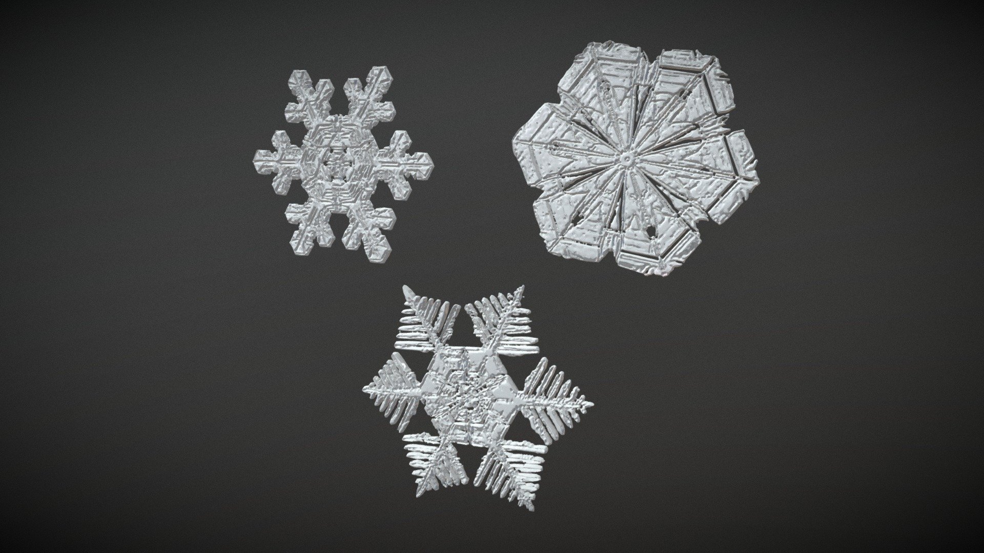 Snowflakes Multi-pack v2 - Buy Royalty Free 3D model by PARSONSARTS ...