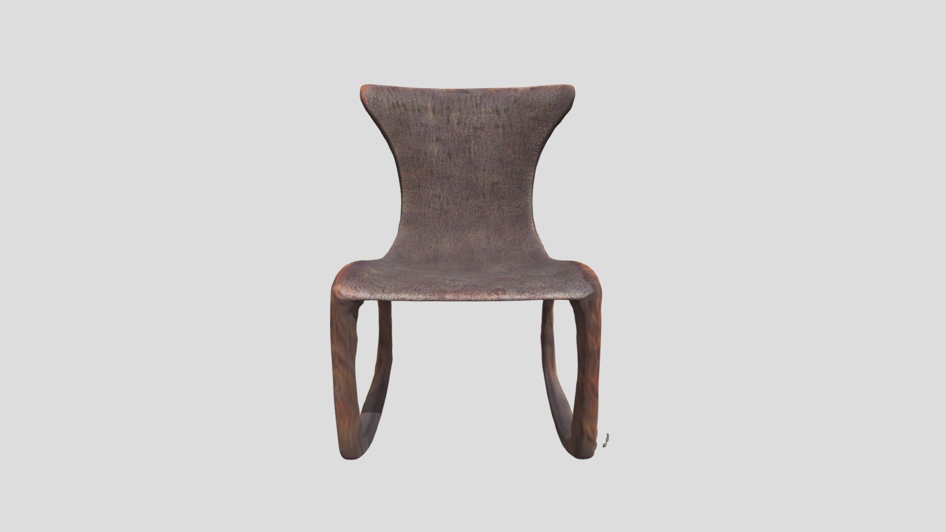 Vintage chairs，Modern Wood Chair, Curved Forms - Download Free 3D model ...