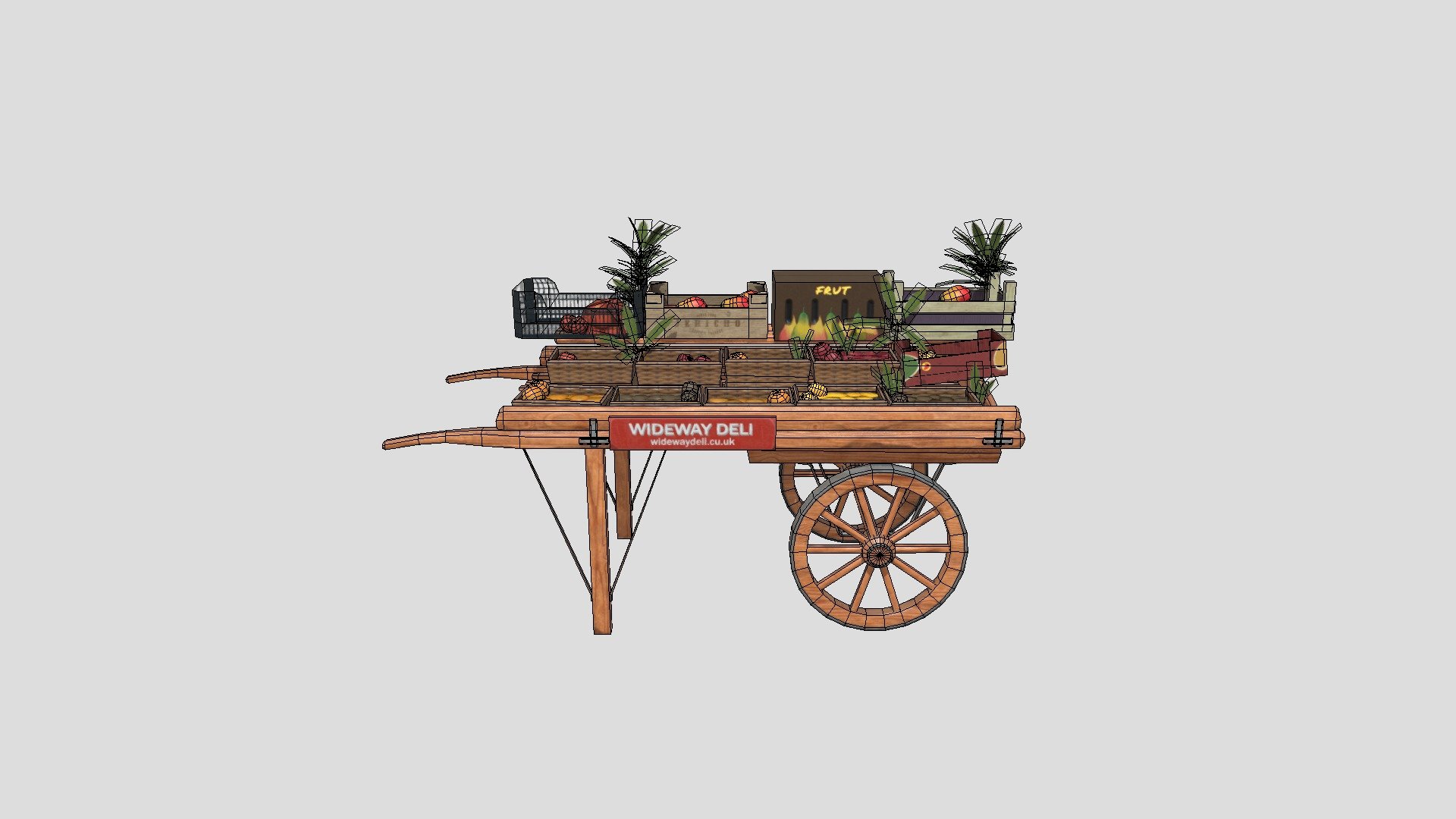 Fruit Cart_project - 3D model by jerp0 [8e751d8] - Sketchfab
