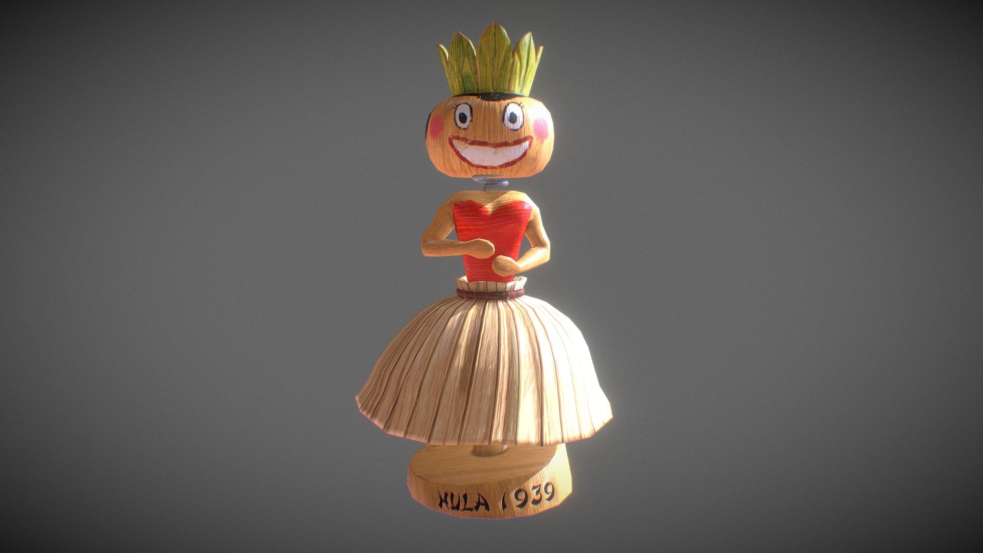 Hula Girl - 3D model by Michał Rudowski (@elyandel) [8e75c0b] - Sketchfab