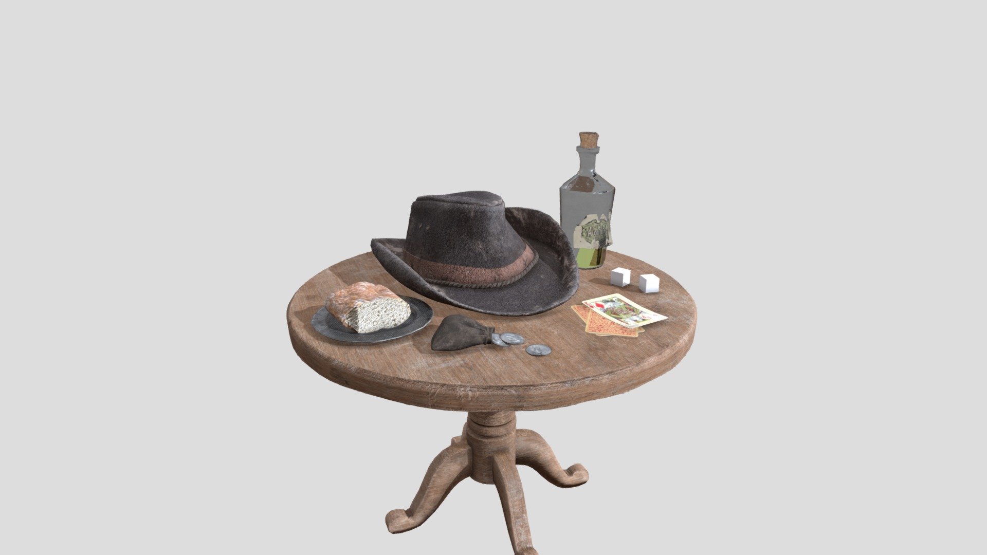 Western Saloon Props - Buy Royalty Free 3D model by Dreamscape Studio ...