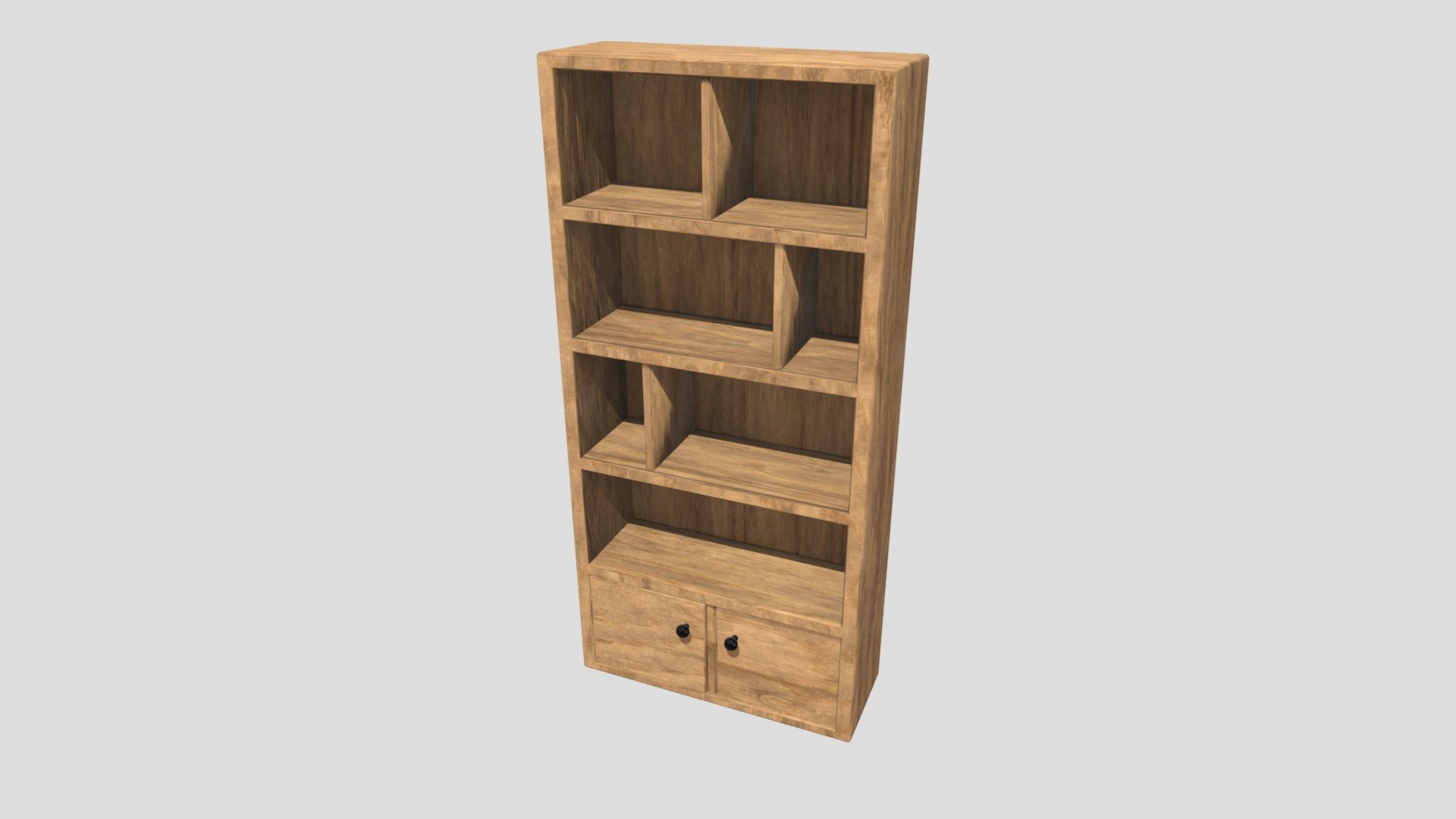 Bookcase_15 - Buy Royalty Free 3D model by rebuilderai (@RebuilderAI ...