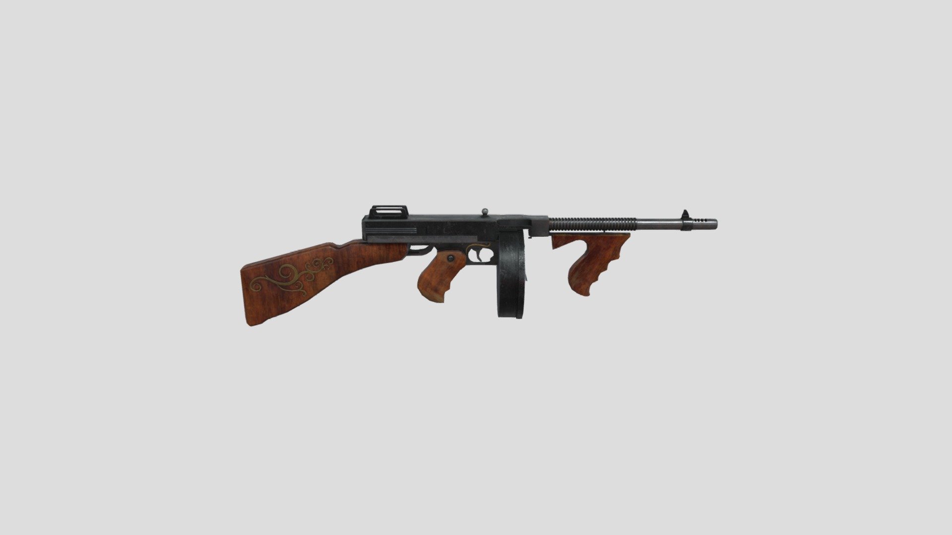 Chicago Typewriter Thompson - 3D model by ElimarL87 [8e76209] - Sketchfab