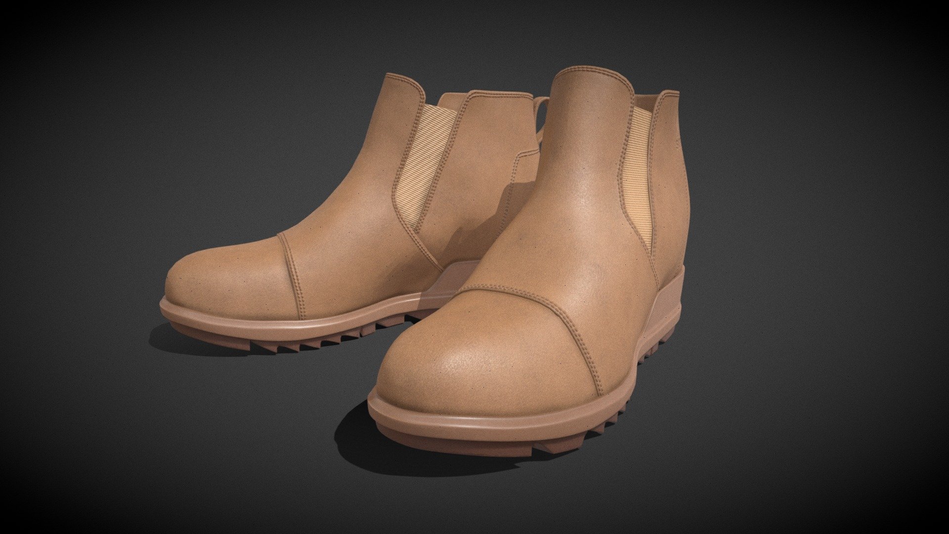 Evie pull on Booties - 3D model by michaelbigornia75 [8e76462] - Sketchfab